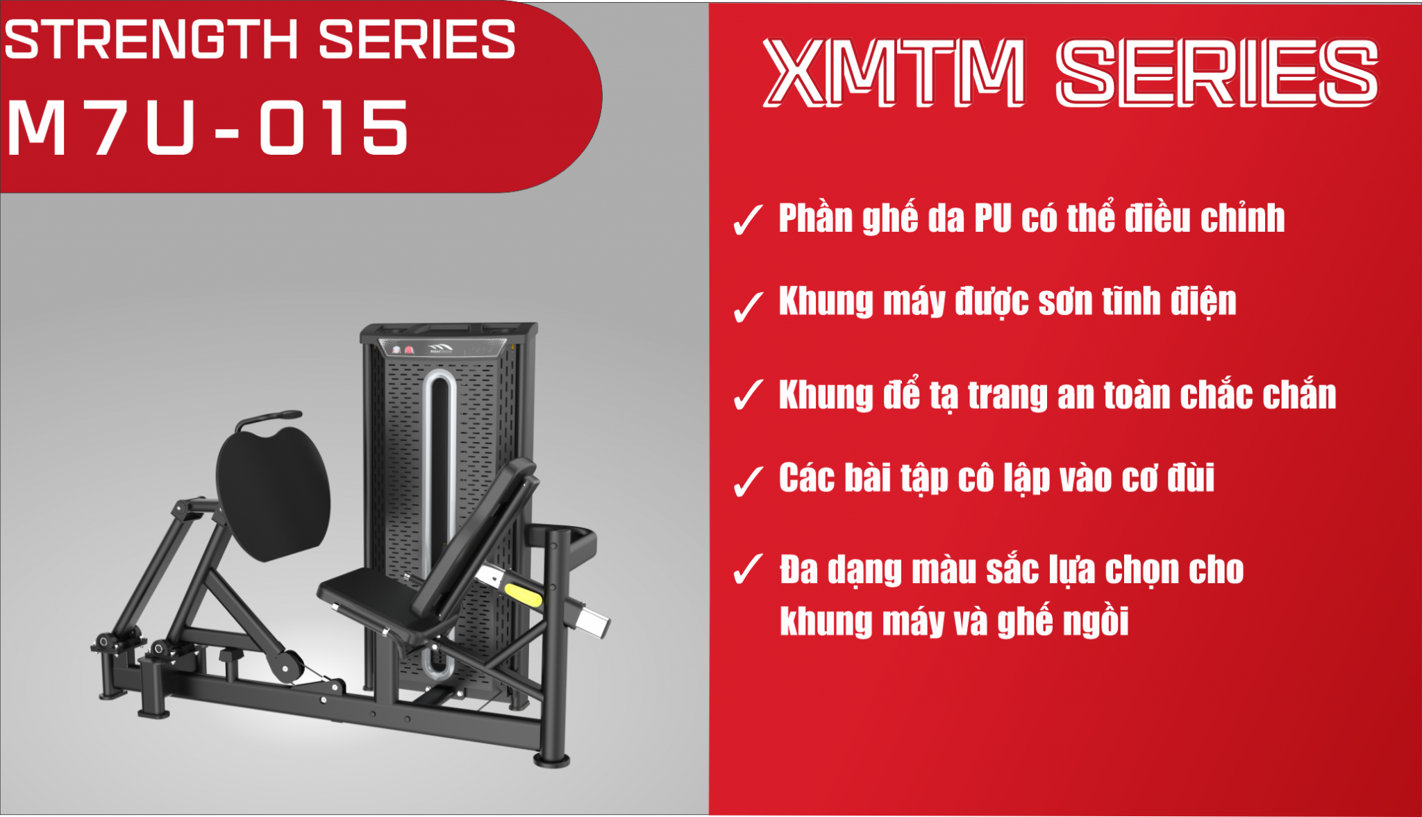 M7U-015 Leg Press ( Máy tập đùi )